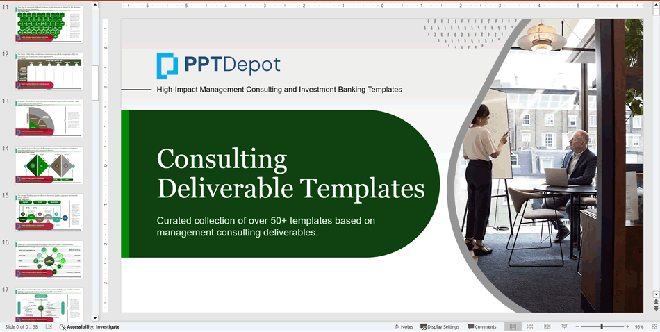 Free PPT Template - Consulting Deliverable Templates