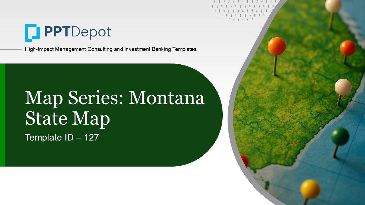 Map Series: Montana PPT Map PPT Slides